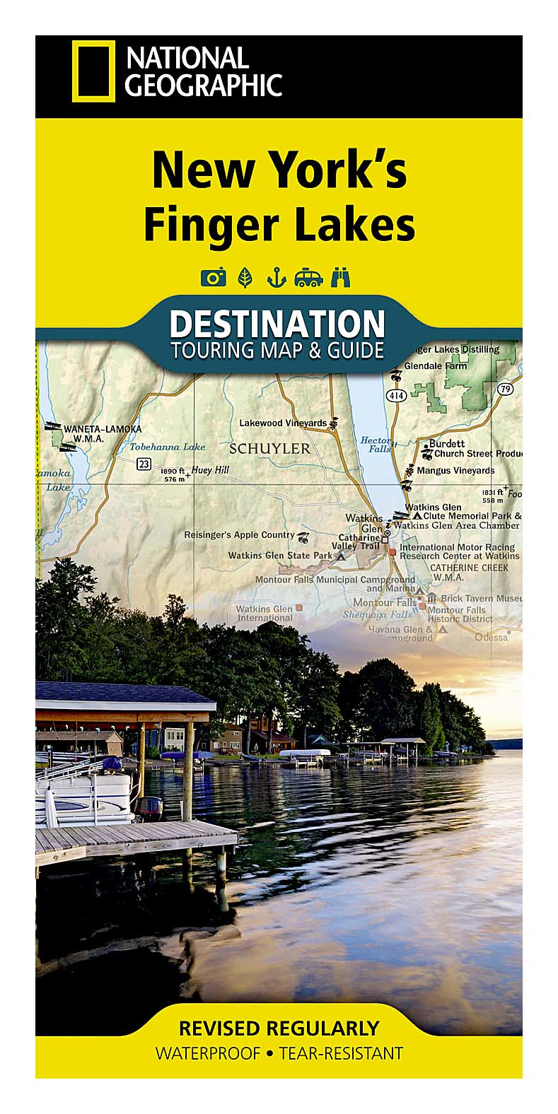 National Geographic® Destination Touring Map & Guide Serie | Bass Pro ...